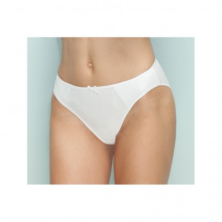 6784 EVEN ( Precio de Caja de 6 Uds ) BRAGA BIKINI ALGODON LYCRA BORDADO LATERAL