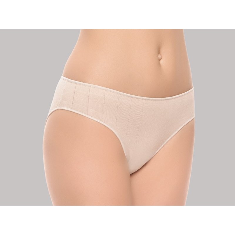 200 NAIARA ( Precio de Caja de 6 Uds ) BRAGA BIKINI ALGODON LYCRA LISTA INVISIBLE