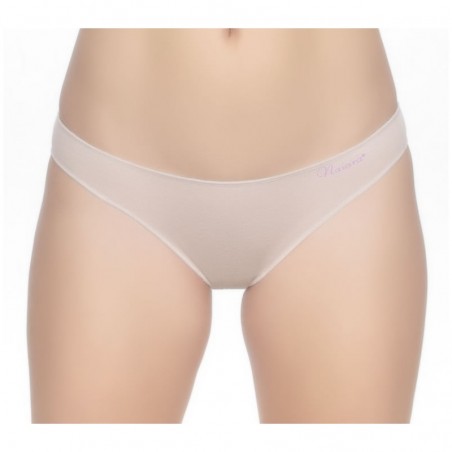 302 NAIARA ( Precio de Caja de 6 Uds ) BRAGA BIKINI BAJO CANALÉ 100% ALGODON